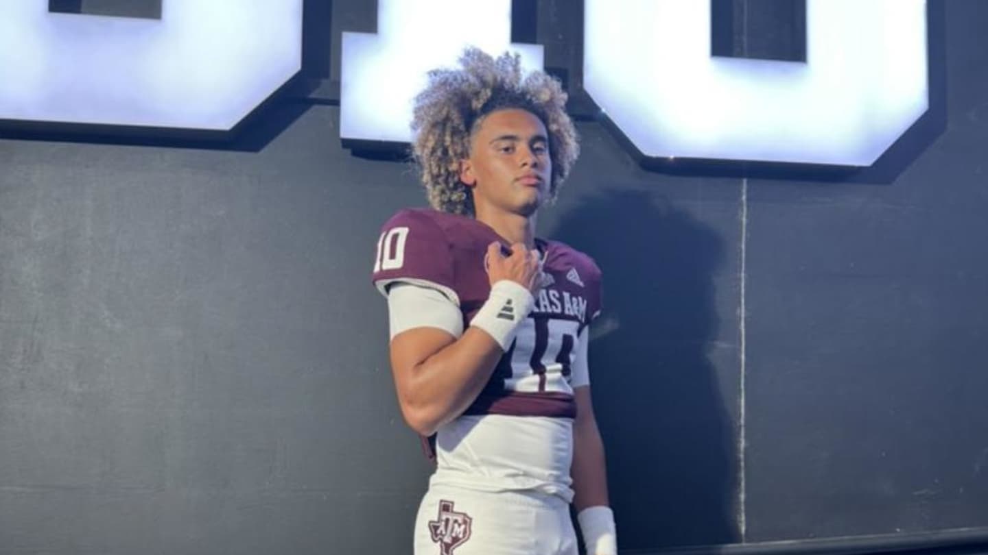 Texas A&M Aggies In Elite 2026 QB Julian Lewis Top 8 - Sports ...