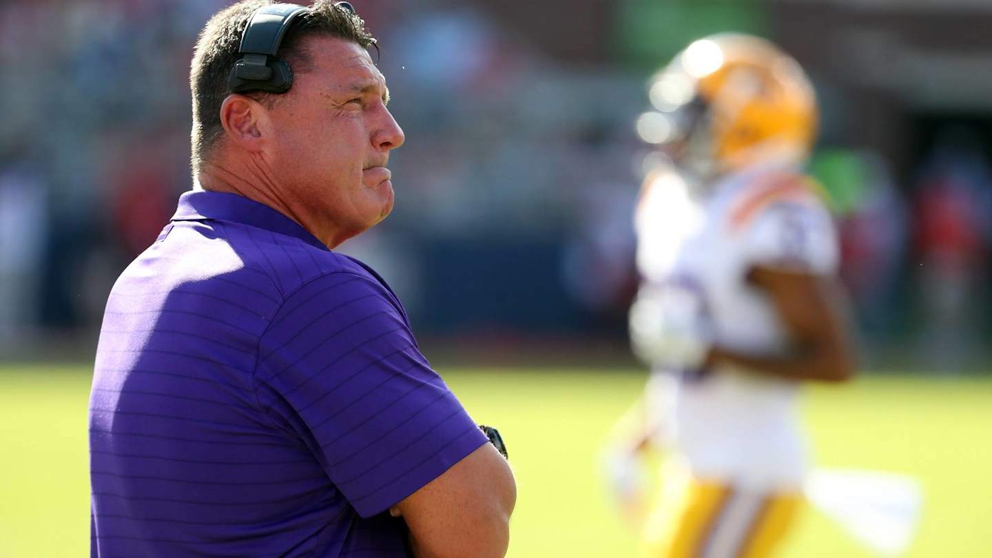 Northwestern Football: Former LSU Coach Ed Orgeron Has Clear Response to Wild Rumors About Job ...