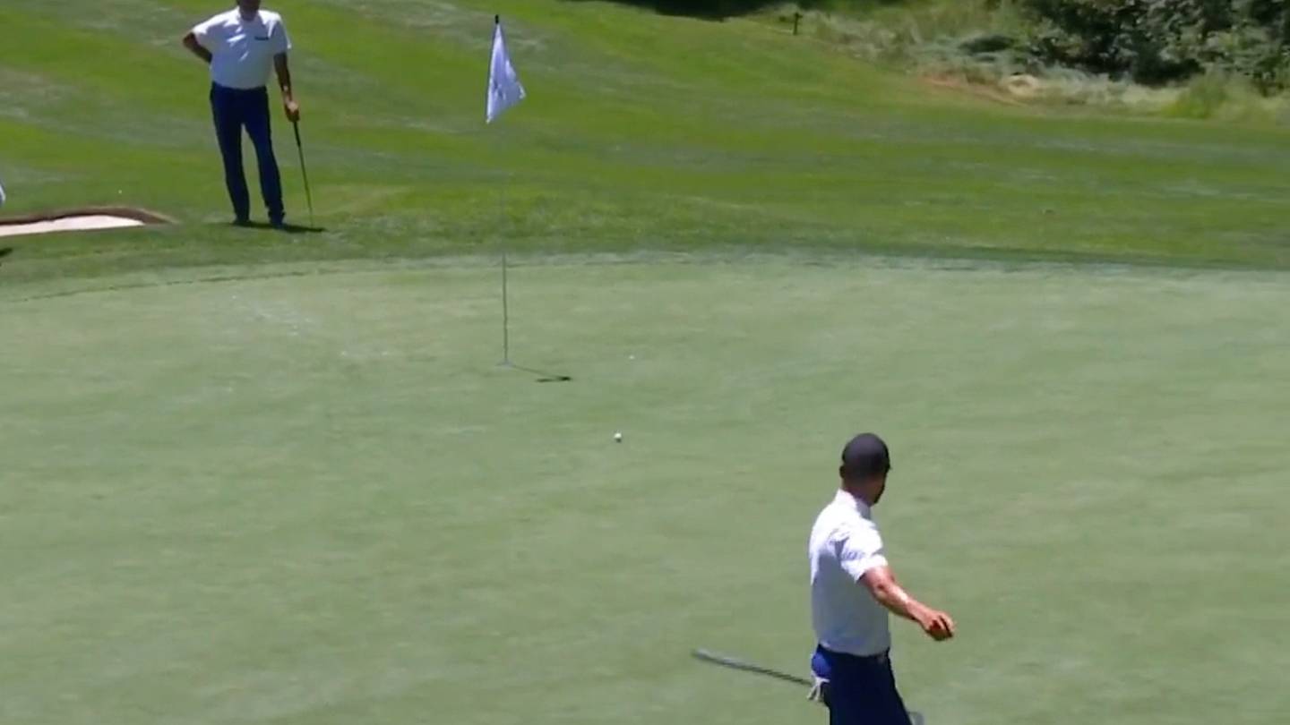 Steph Curry Shows Off Range With Jaw-Dropping Putt at American Century ...