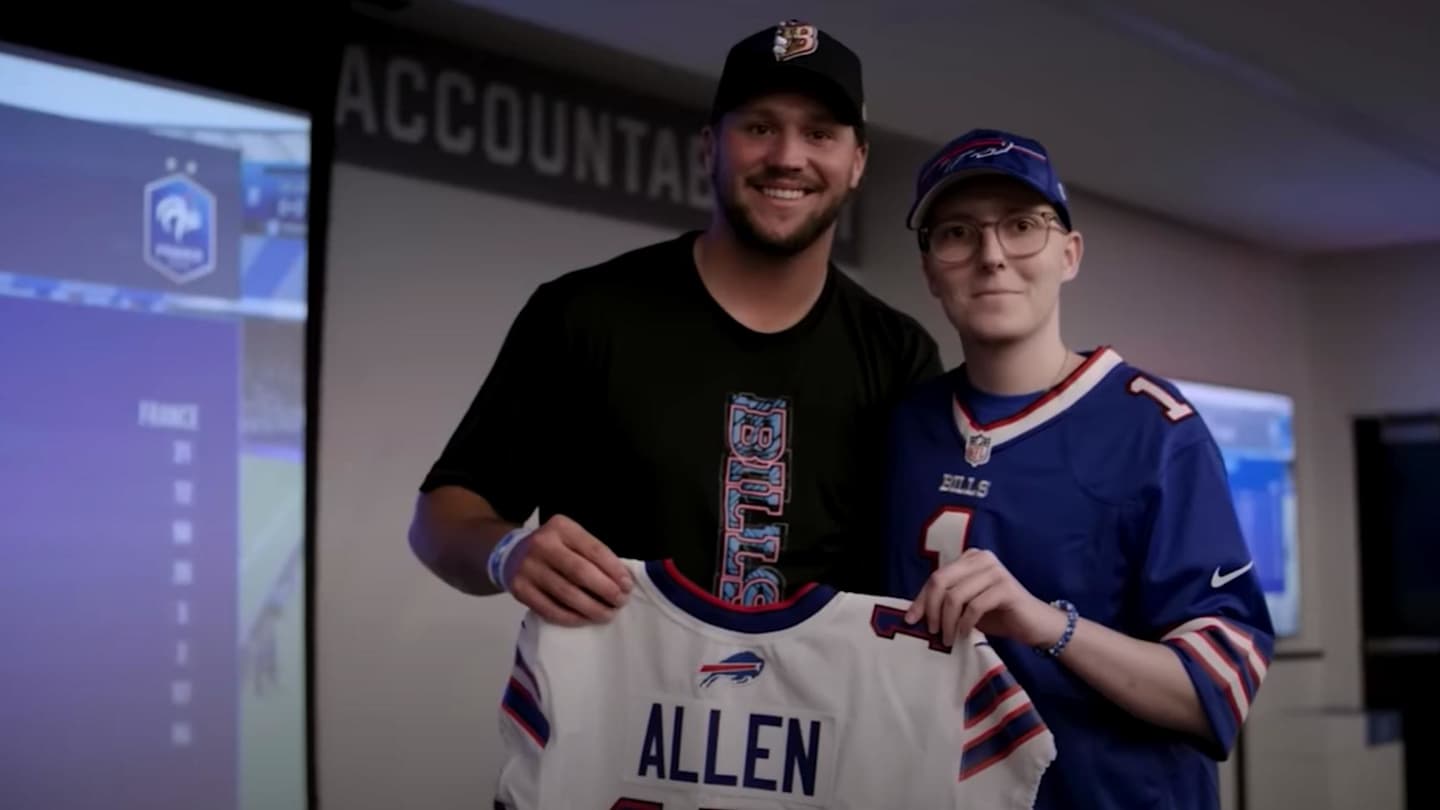 WATCH: Josh Allen & Buffalo Bills Help Fan 'Wish' Come True - Sports ...