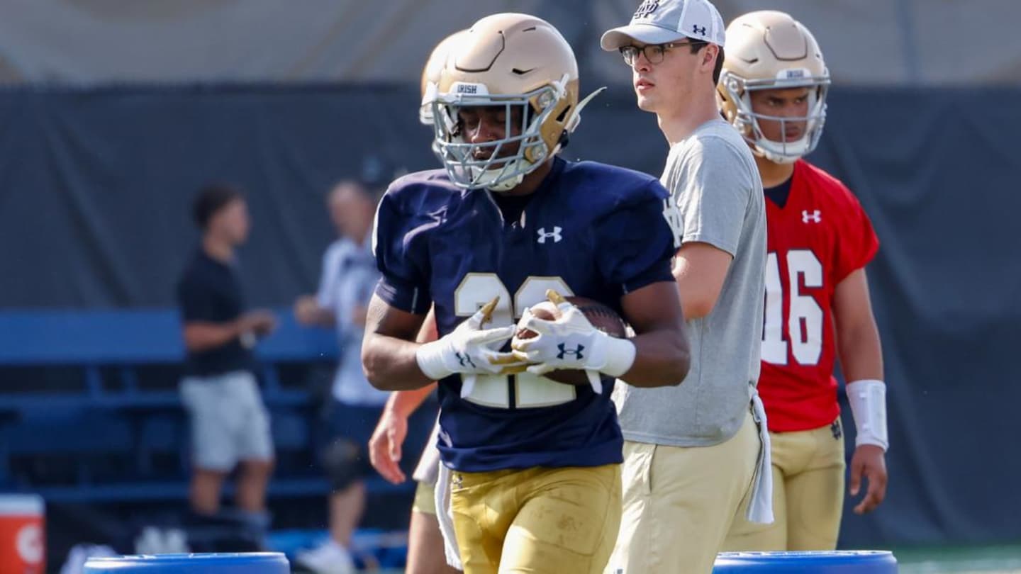 Notre Dame Football Practice Report - Day 2 - Sports Illustrated Notre ...