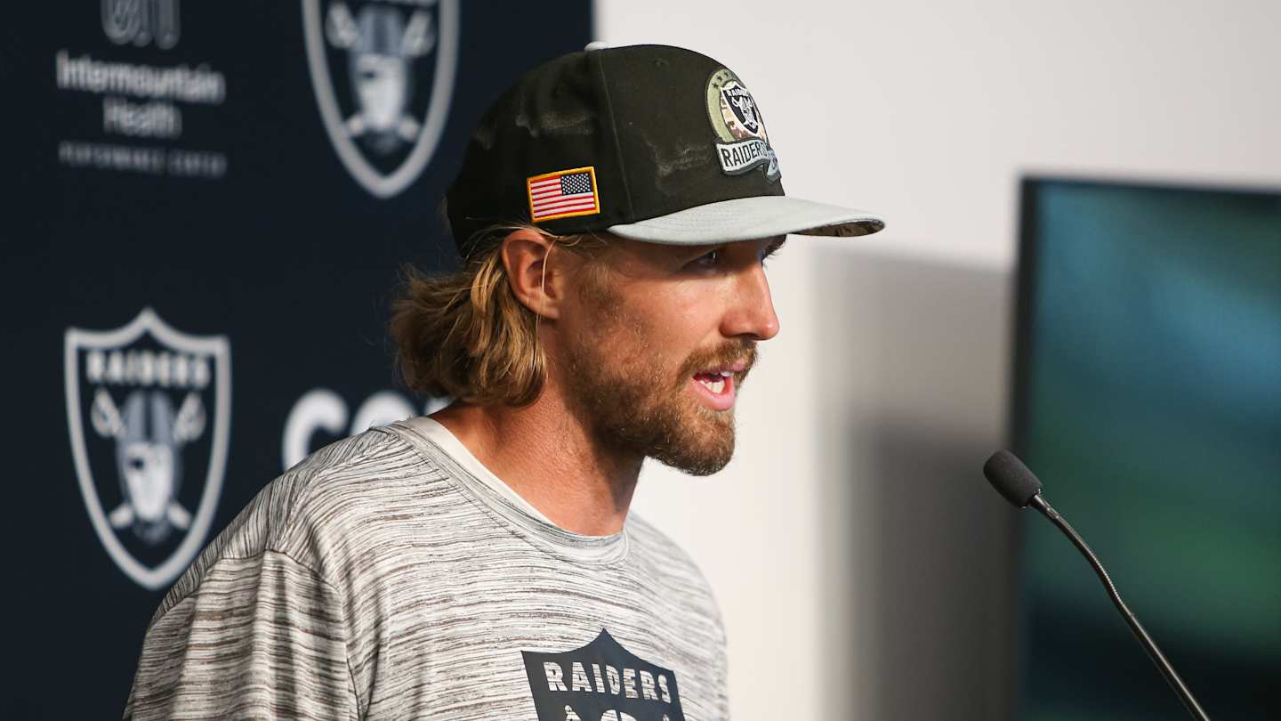 Raiders P A.J. Cole from Training Camp - Sports Illustrated Las Vegas ...