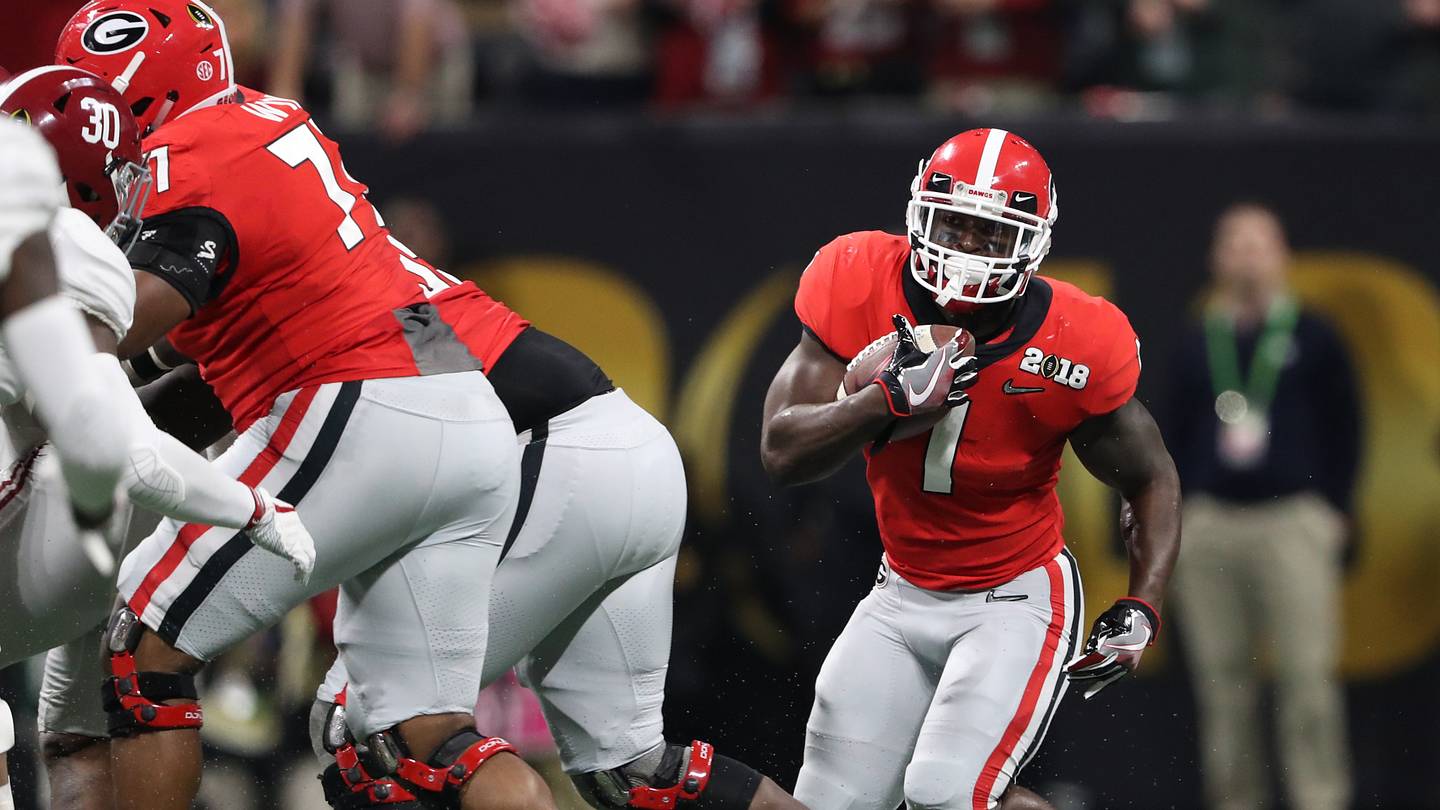 Former Georgia Football RB Sony Michel Announces Retirement - Sports ...