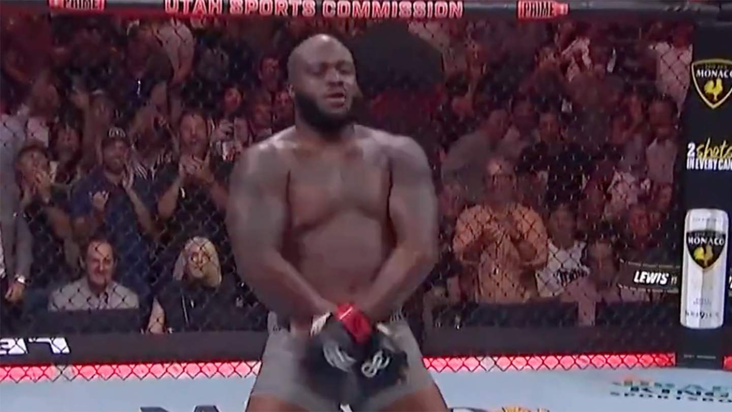 Derrick Lewis Had Unhinged Celebration After TKO Victory at UFC 291 ...