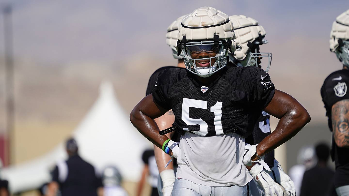Raiders DE Malcolm Koonce From Training Camp - Sports Illustrated Las ...