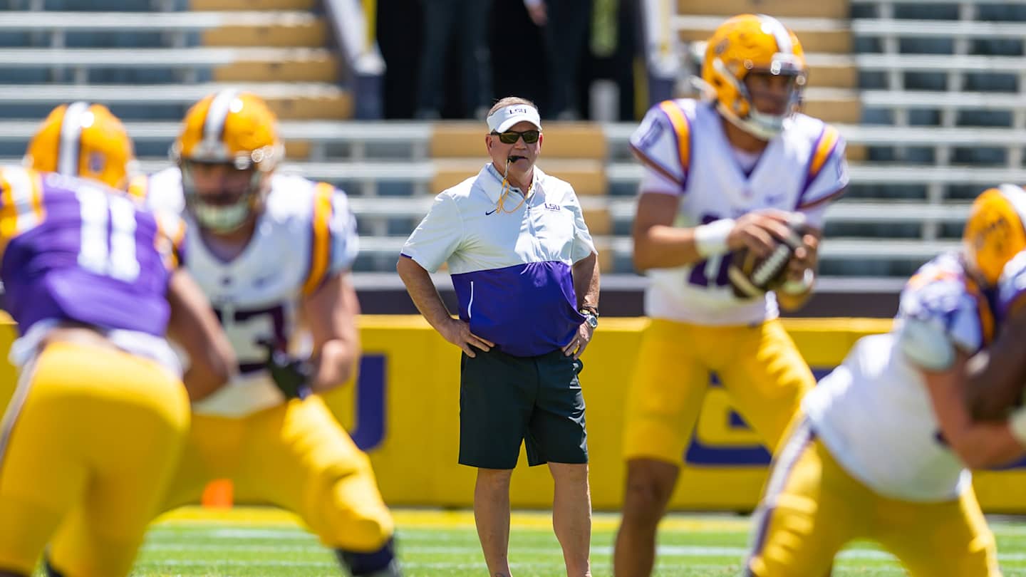 LSU Fall Camp Scrimmage: Three Position Groups to Monitor - Sports ...
