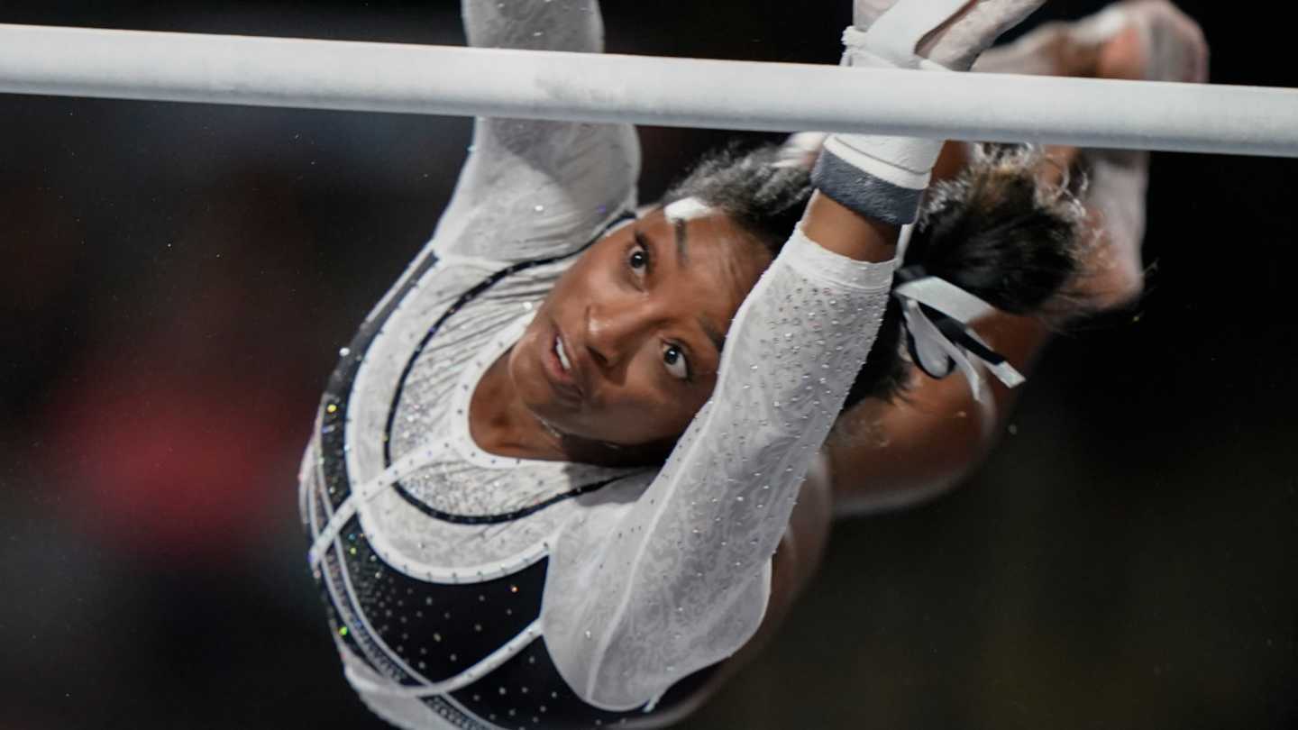 Simone Biles returns to competition with a smile, style—and unrivaled ...