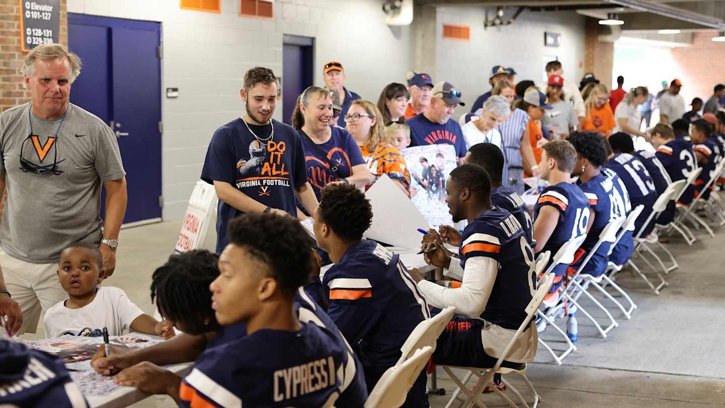 UVA Football Sets Dates for Meet the Team Day and Paint the Town Orange ...