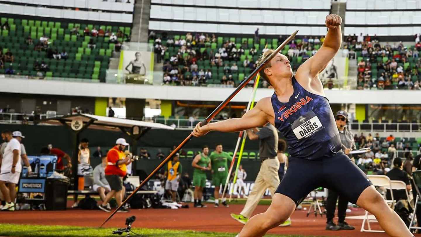 Ethan Dabbs Finishes Runner-Up in Javelin at NCAA Championships ...