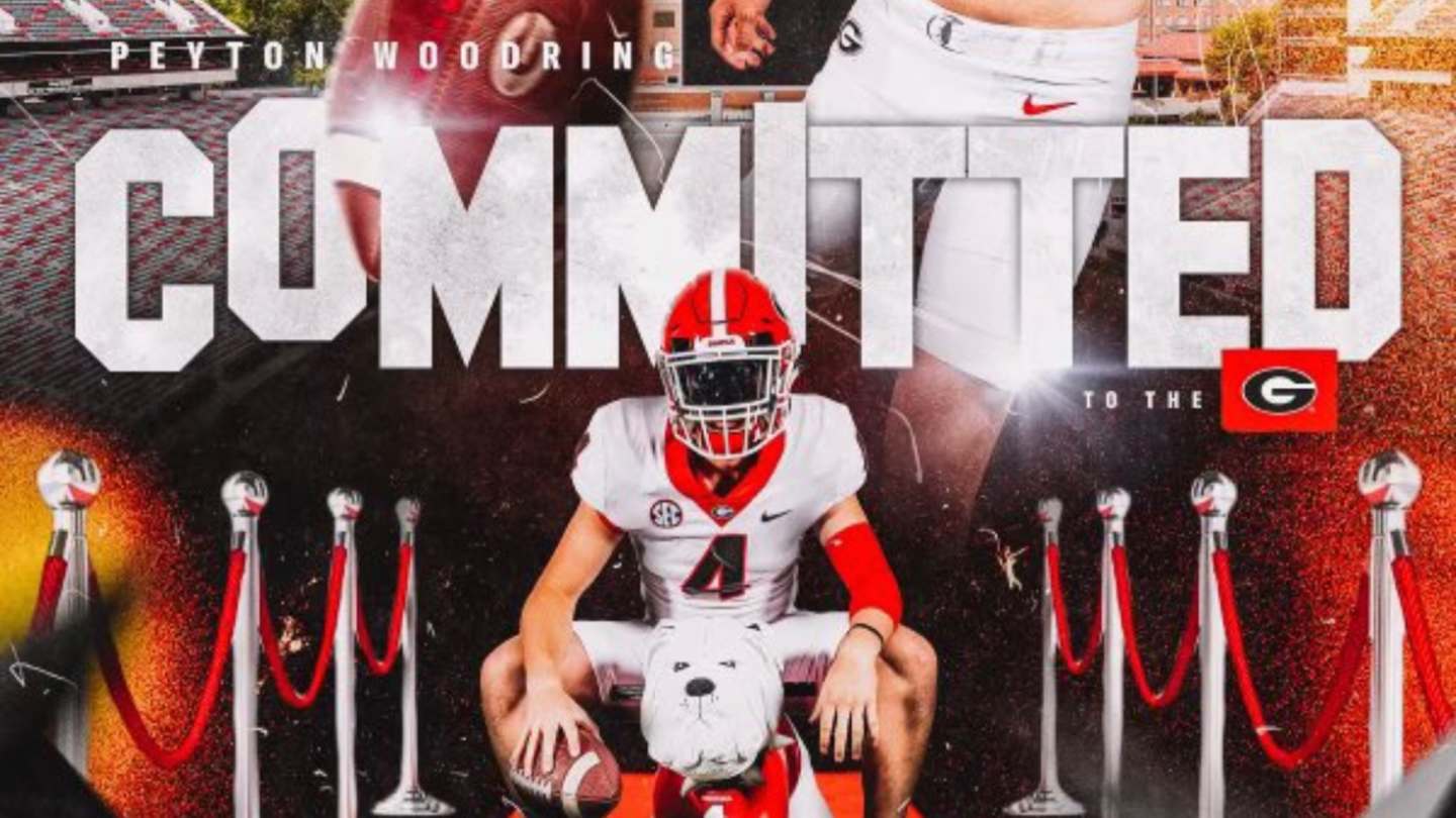 Georgia Football Lands Commitment from Peyton Woodring - Sports ...