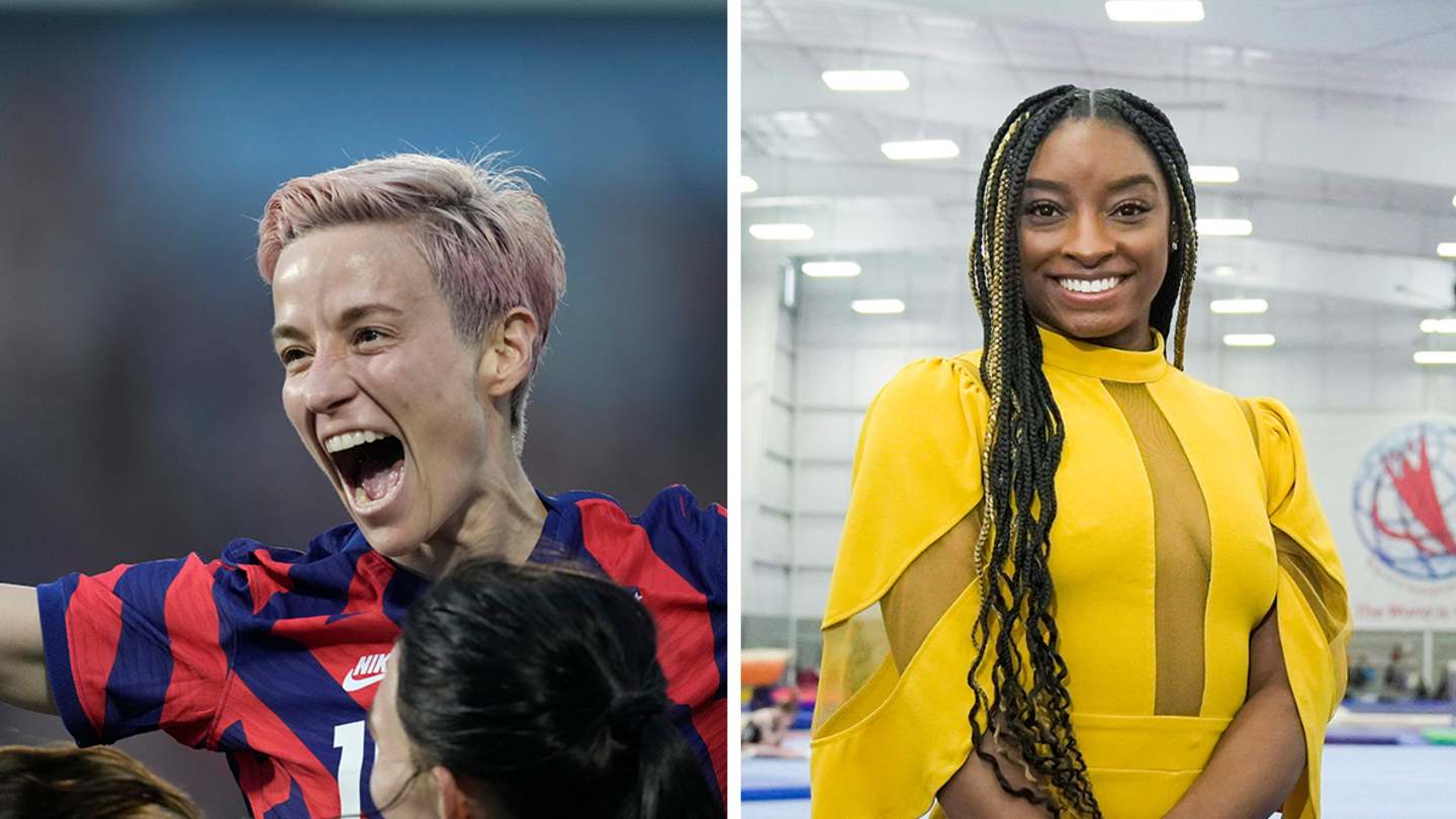 Megan Rapinoe, Simone Biles Receive Presidential Medal of Freedom ...