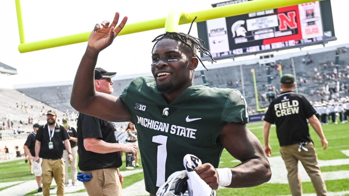 Michigan State's Jayden Reed named to Biletnikoff Award preseason ...