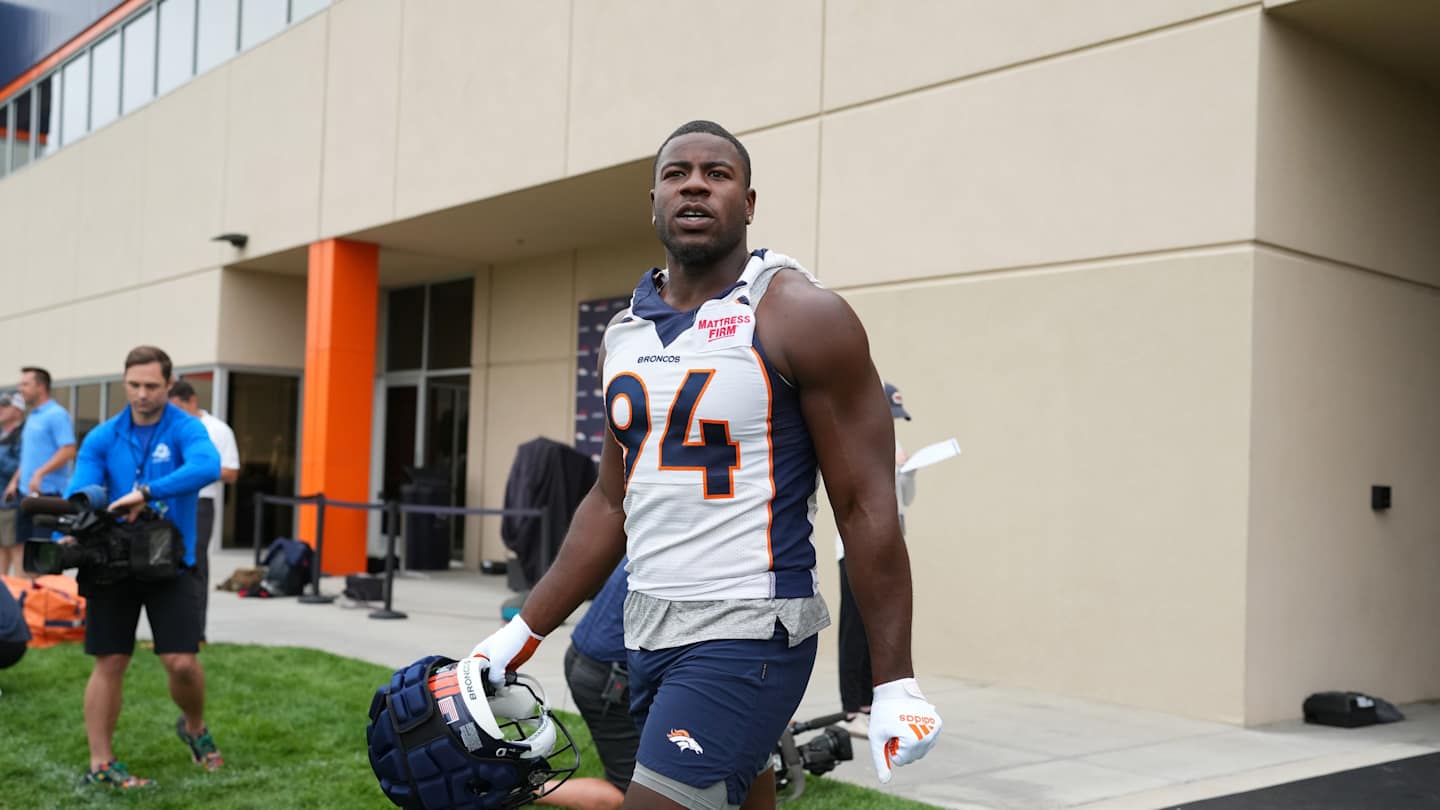 Denver Broncos Special Teams Coach Dwayne Stukes Speaks at Training ...