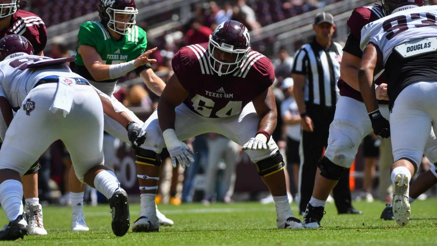 Texas A&M Aggies OL Layden Robinson: Texas A&M Aggies Not 'Overlooking ...
