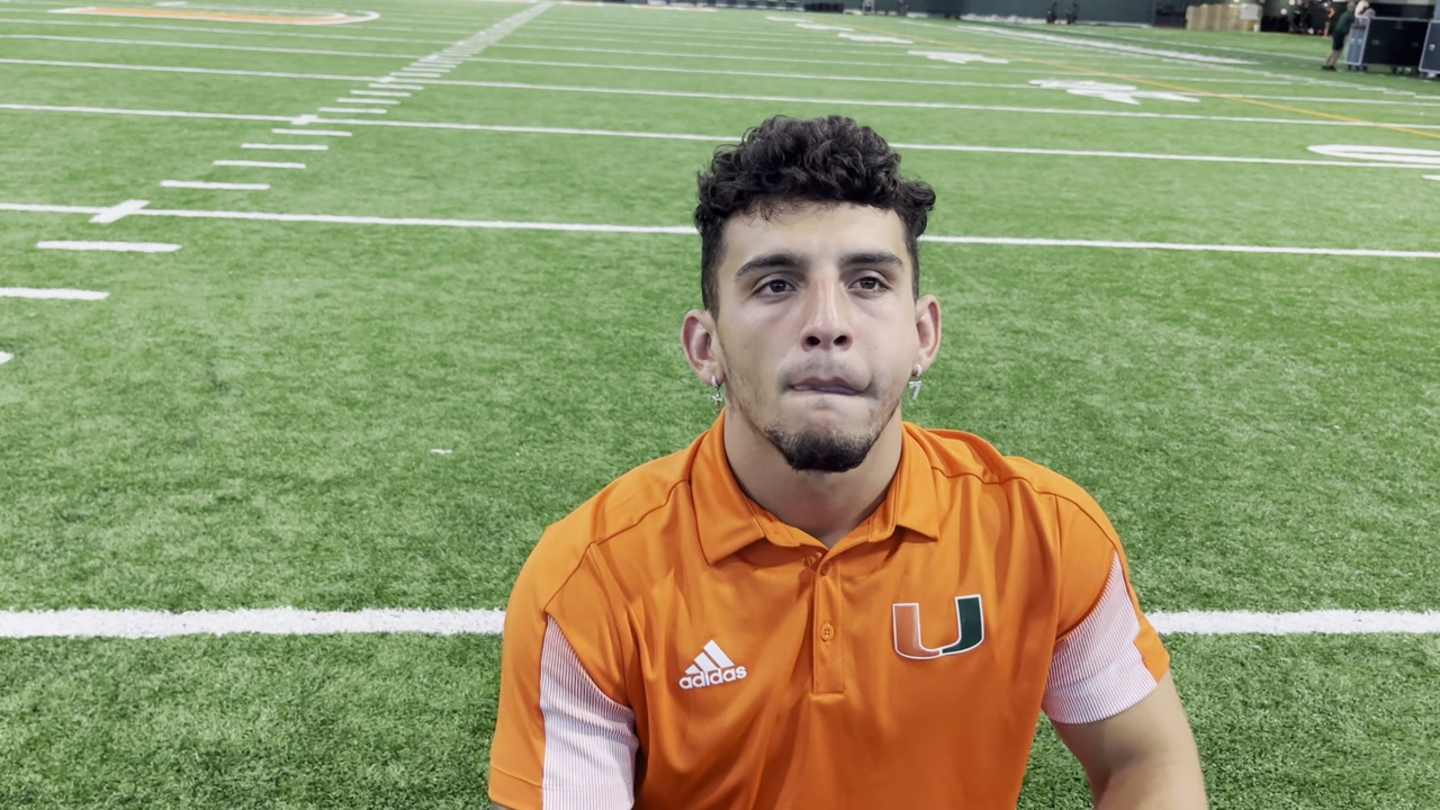 Xavier Restrepo Loves Competition in Miami Hurricanes' WR Room - All ...