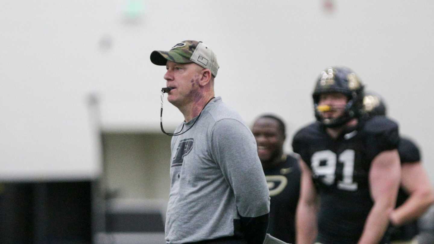 Purdue Coach Jeff Brohm Gives Injury Update Ahead of Matchup With Penn ...