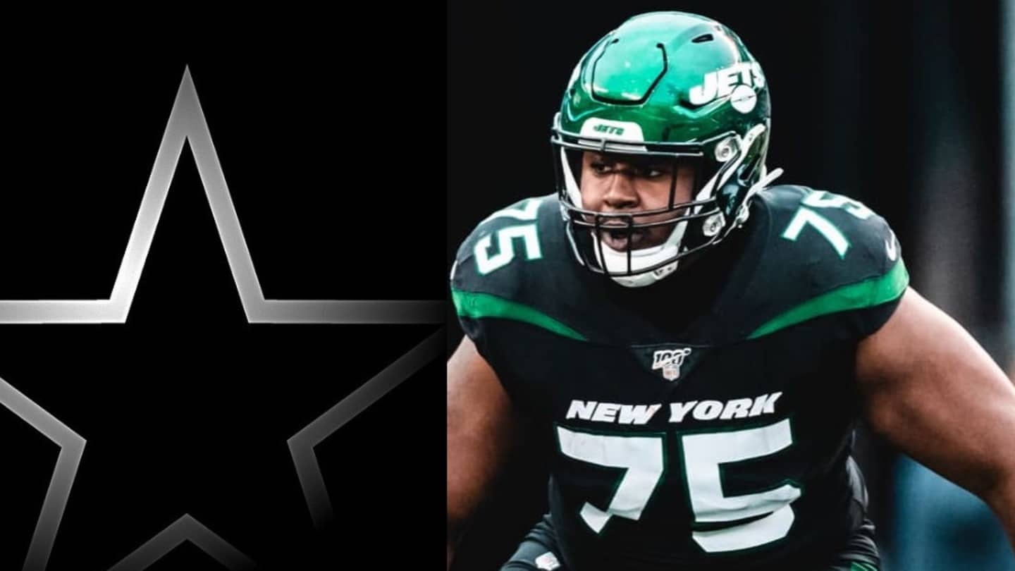 Dallas Cowboys Trade Target Tackle Chuma Edoga Cut by New York Jets ...