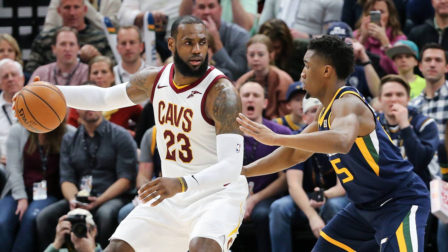 LeBron James Reacts to Cavaliers Trading for Donovan Mitchell - Sports ...