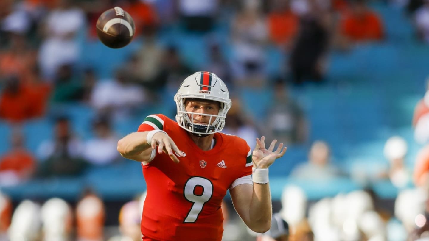 Miami Hurricanes QB Tyler Van Dyke Excited For Road Atmosphere vs ...