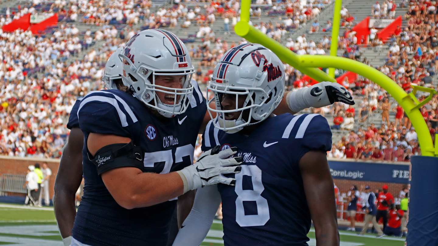 Rebels’ Offensive Lineman Eli Acker: ‘Zach Evans and Quinshon Judkins ...