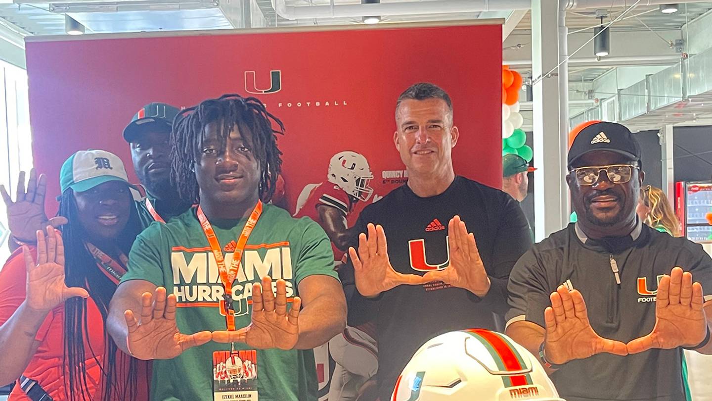 LB Ezekiel Marcelin Talks Miami Hurricanes, Connection With Wesley ...