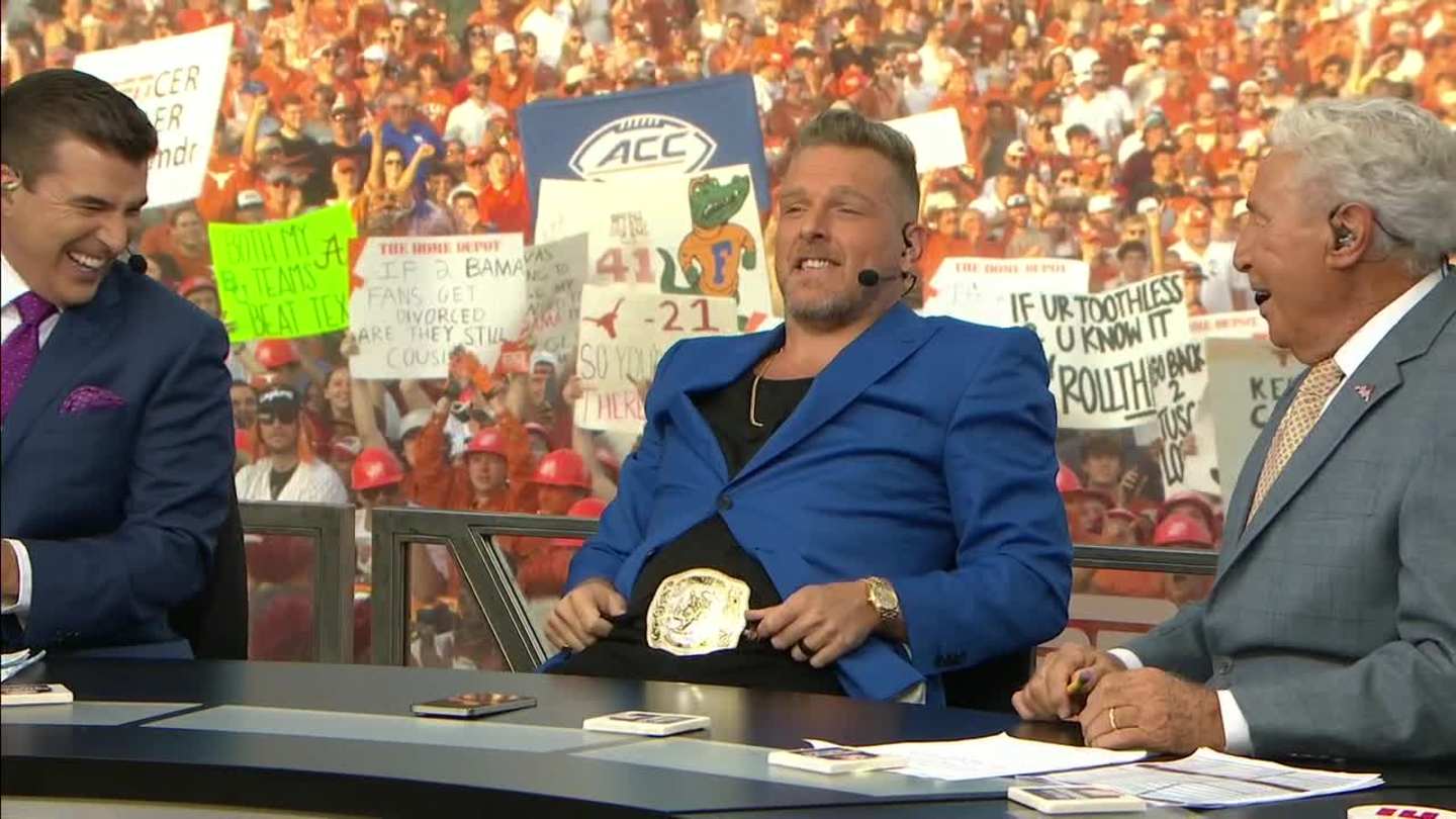 Here's What Pat McAfee Said on College GameDay - Sports Illustrated ...