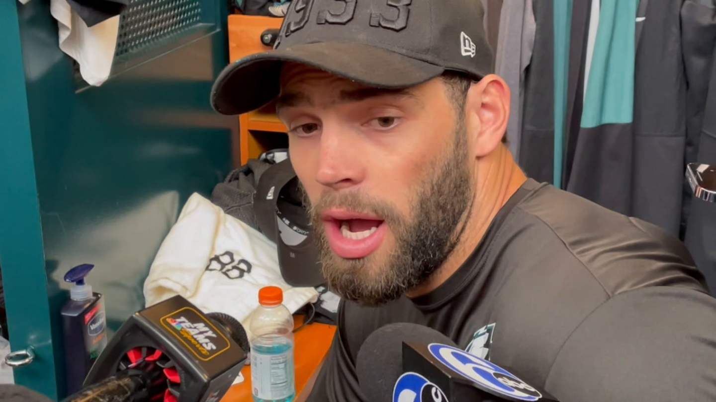 Philadelphia Eagles Dallas Goedert at Ground Zero on Eve of Season of ...