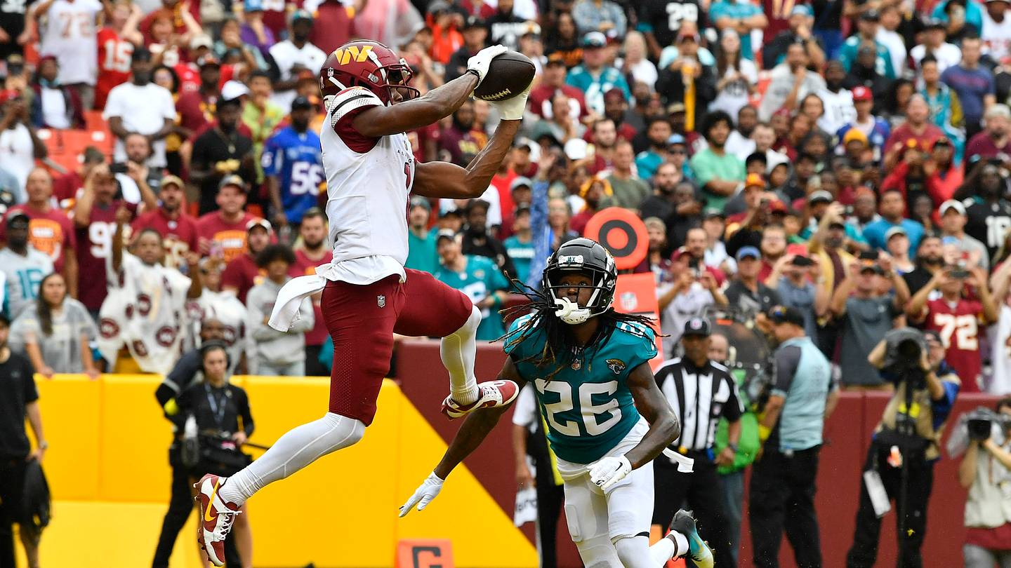 Washington Commanders WR Jahan Dotson Wins Pepsi Rookie of the Week ...