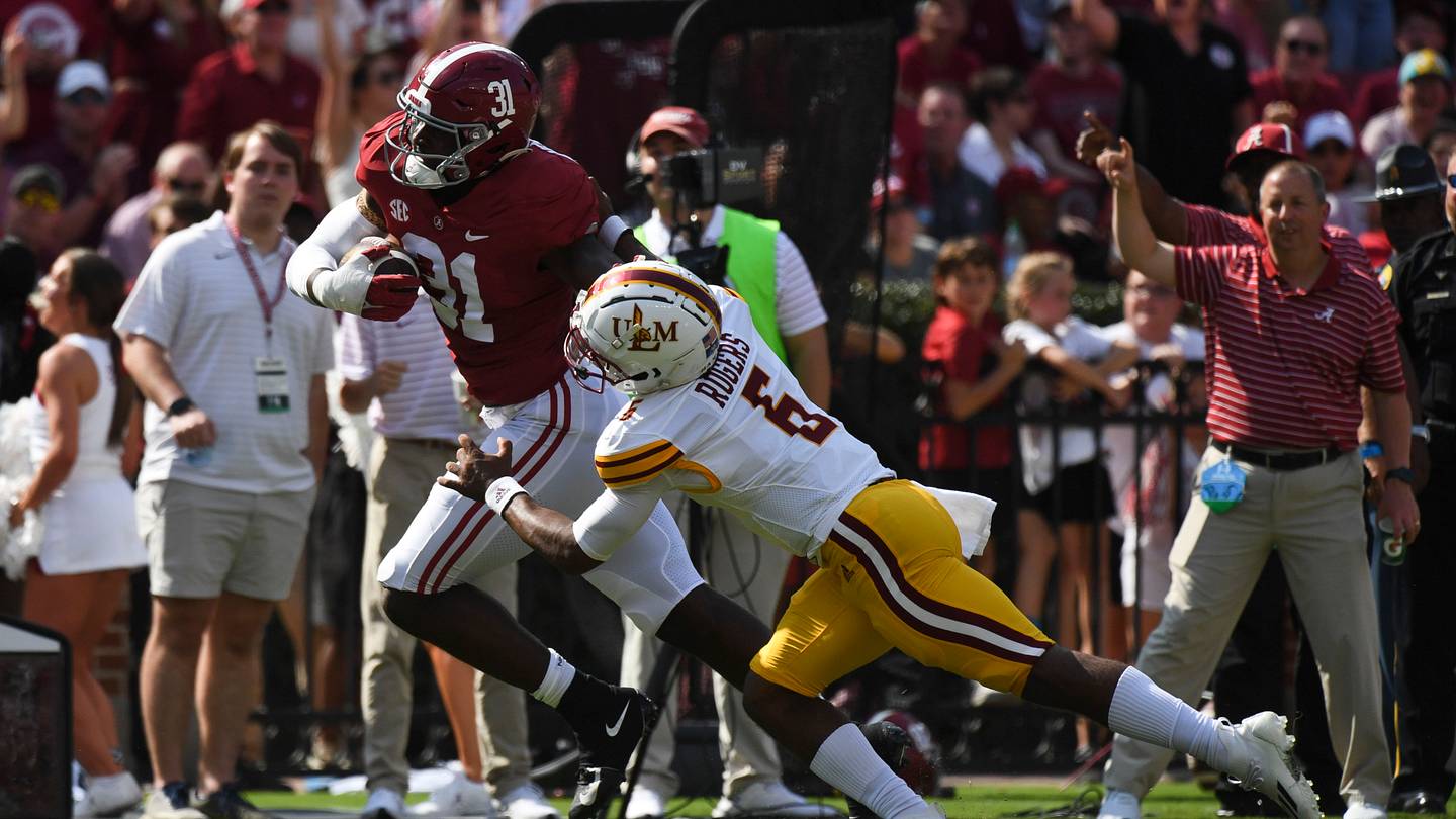 Will Anderson Waiting on Pay Day from Teammates for ULM Pick-Six ...
