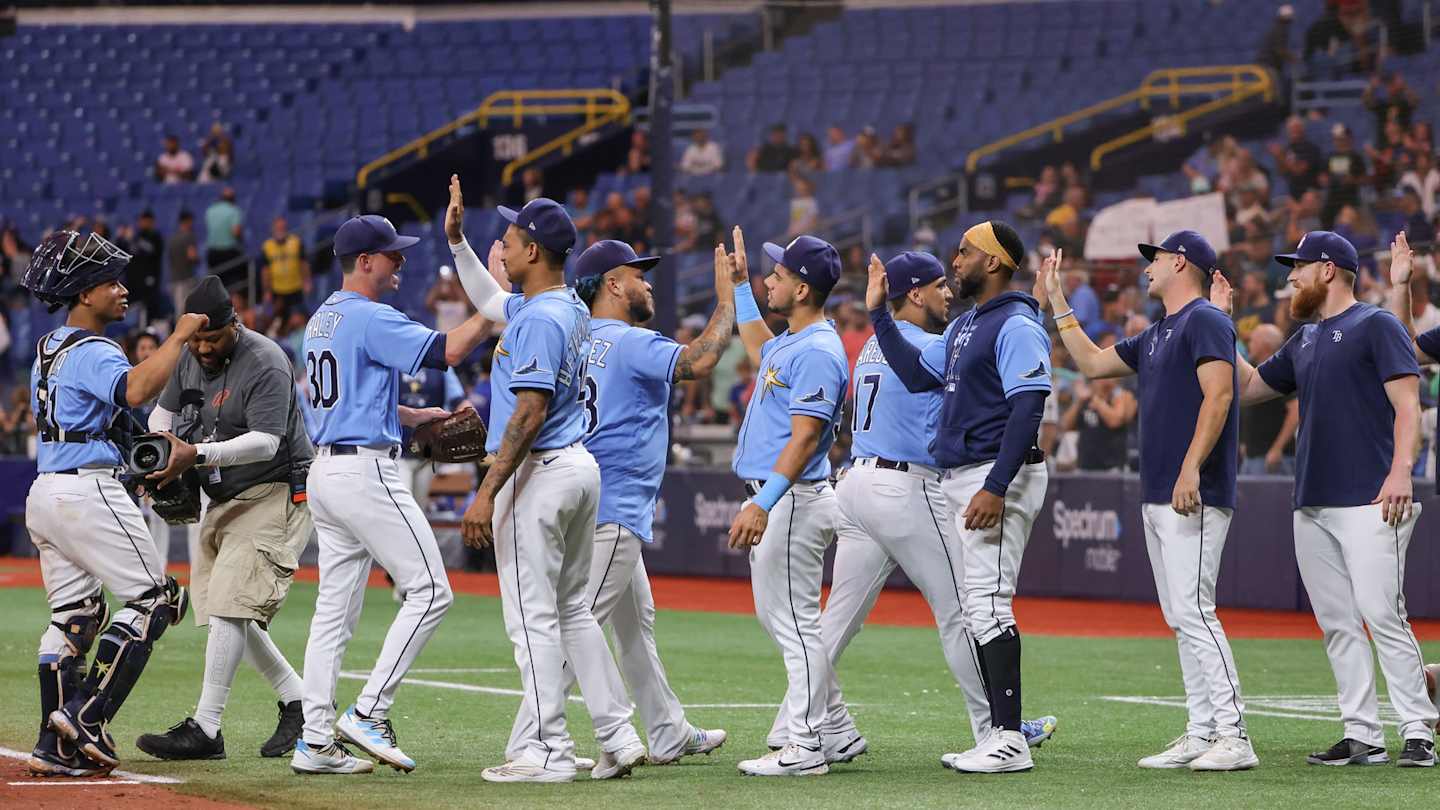 Tampa Bay Rays Team Up To Beat Texas Rangers 5-1, Go Up 5 1/2 Games in ...