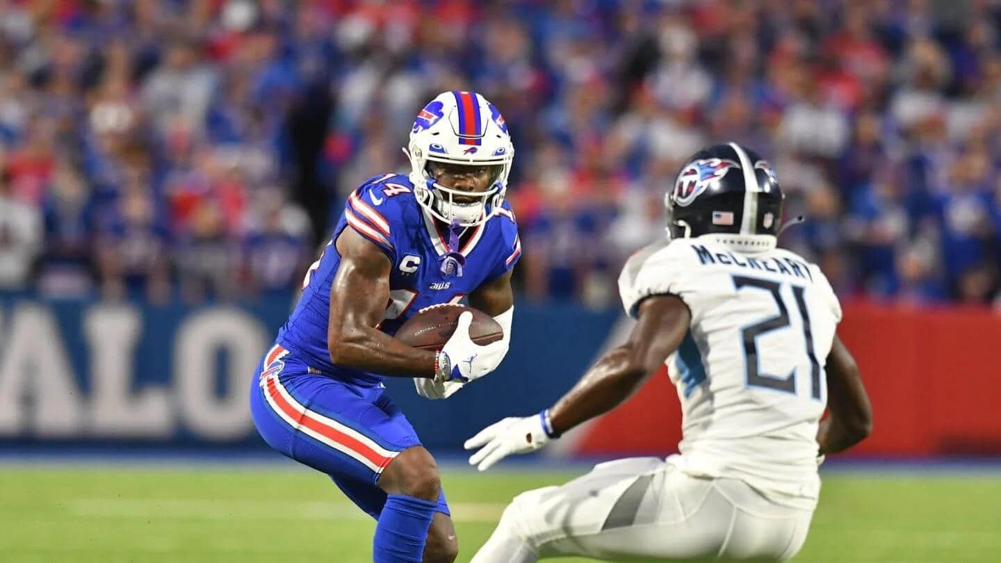 Buffalo Bills Stefon Diggs WATCH All 3 TD Catches from Josh Allen vs ...