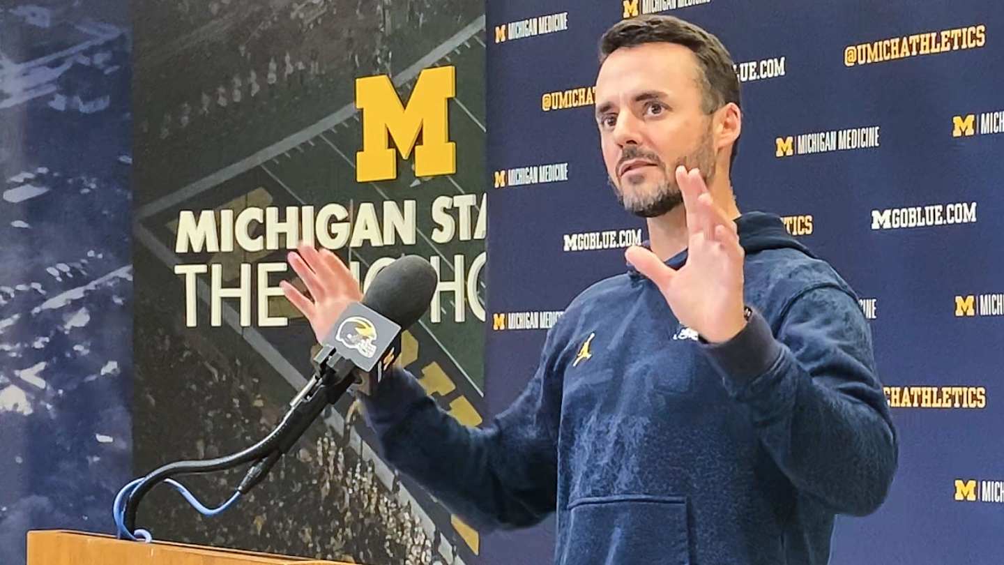 Michigan Football Defensive Coordinator Jesse Minter Talks Maryland ...