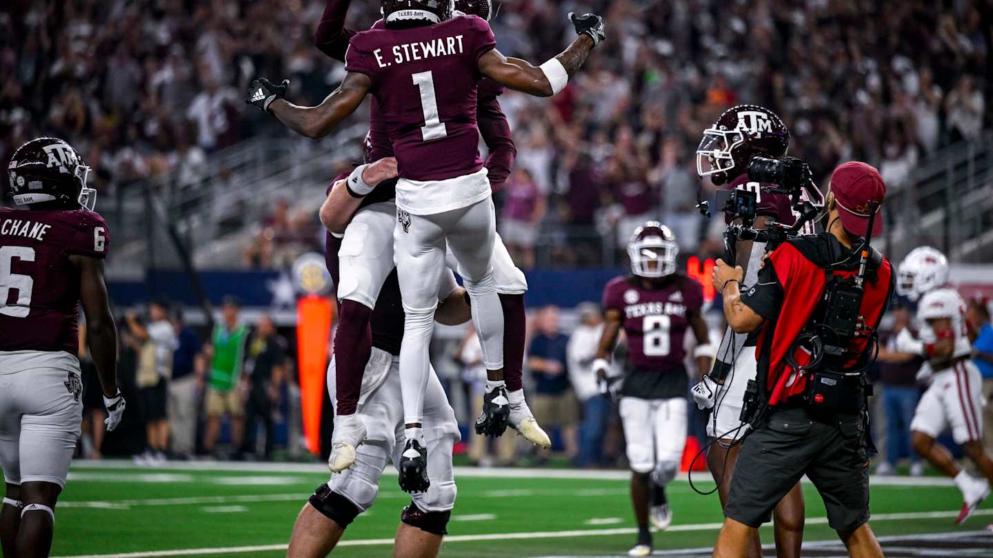 Evan Stewart, Texas A&M Aggies Receiving Corps Ranked 9th By Pro ...