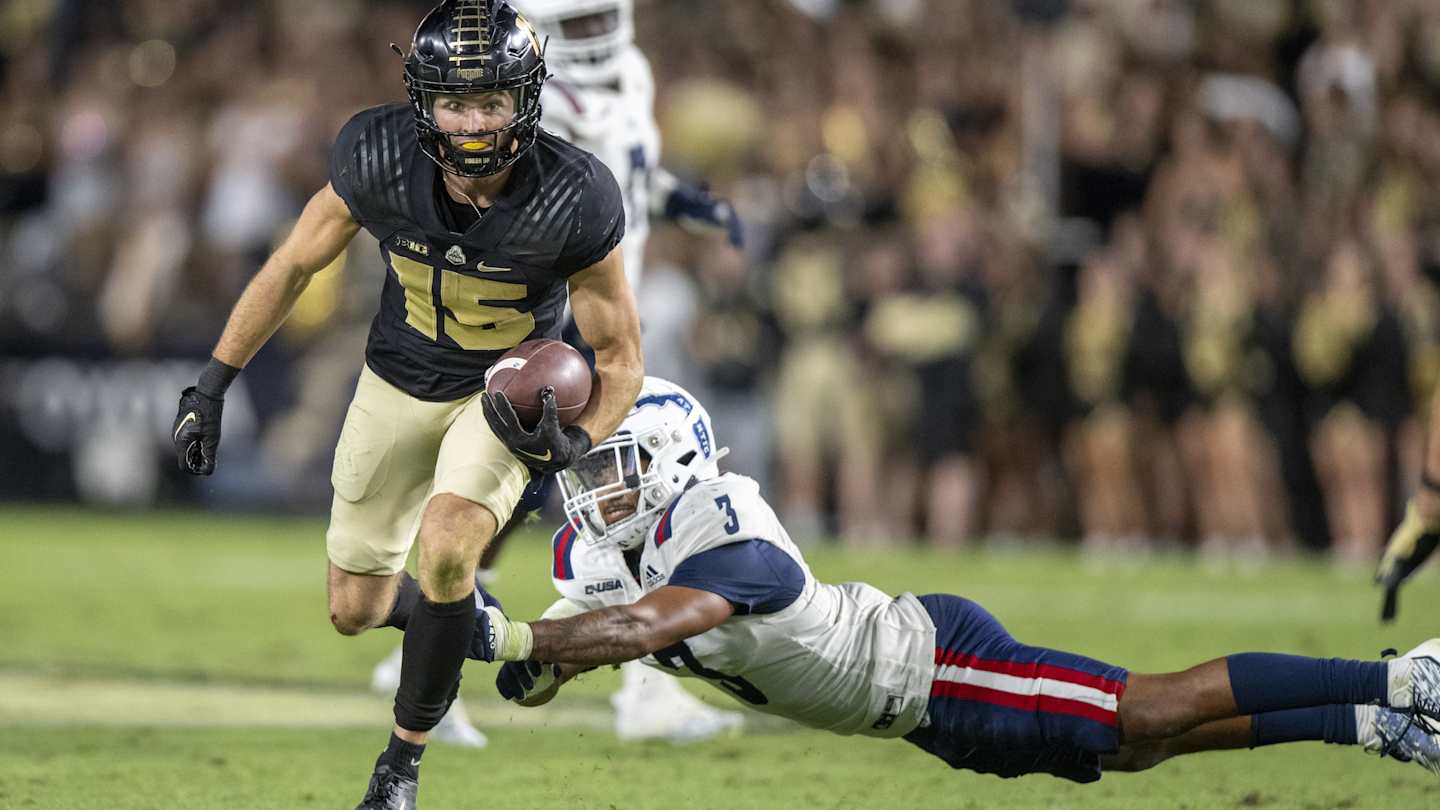 Purdue Receiver Charlie Jones Makes 'Biggest Play of the Game' in Win ...