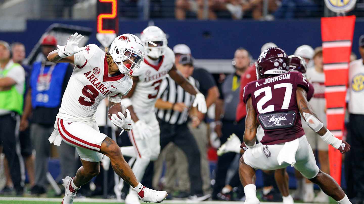 Texas A&M Aggies Star Antonio Johnson Earns SEC Honors Following Arkansas Win - Sports ...