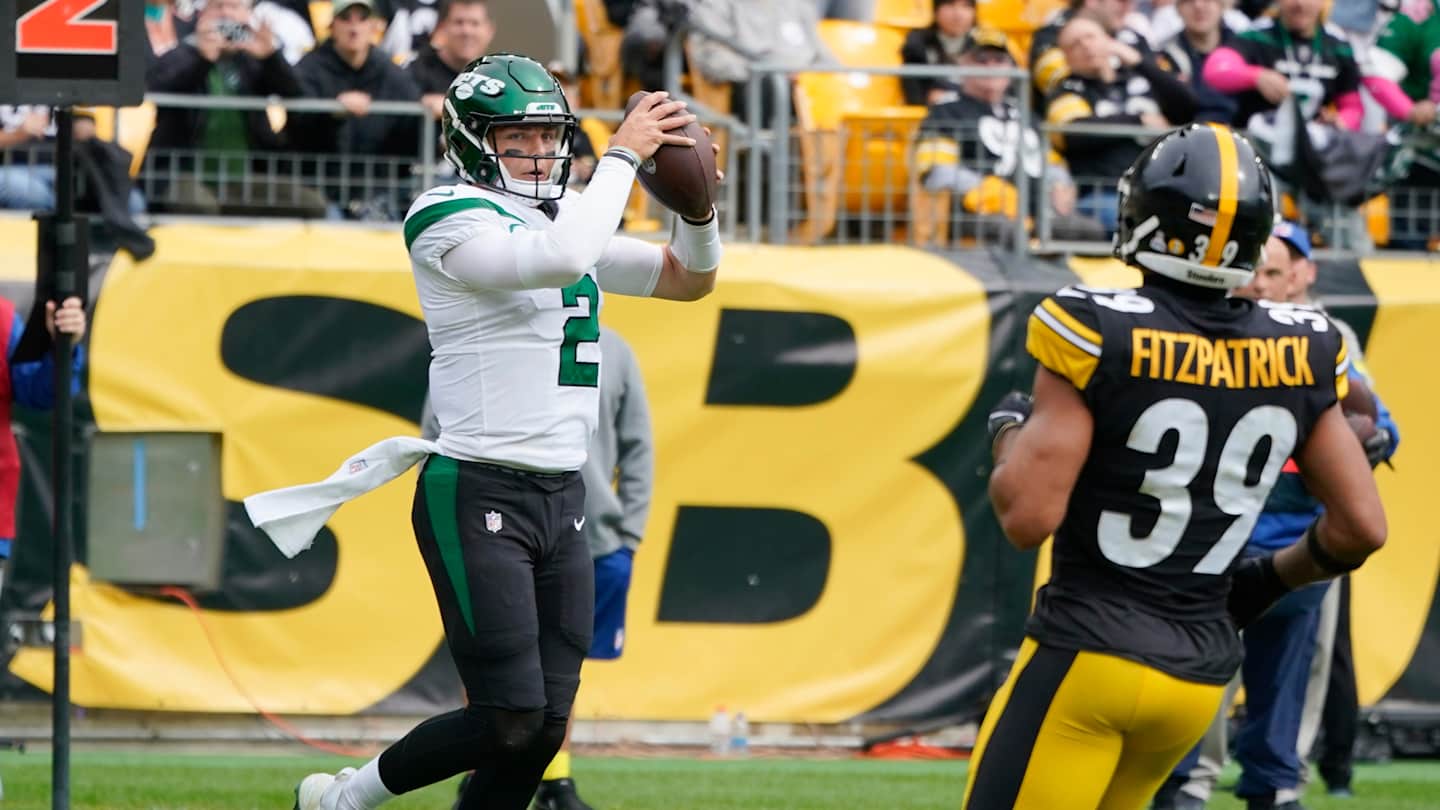 Zach Wilson Makes Jets History on Wild Play, Griddy Celebration (Video ...