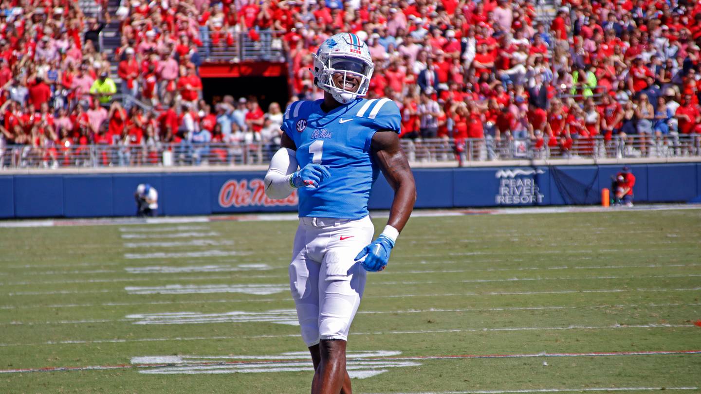 Ole Miss Rebels Receiver Jonathan Mingo Discusses Record-Breaking ...
