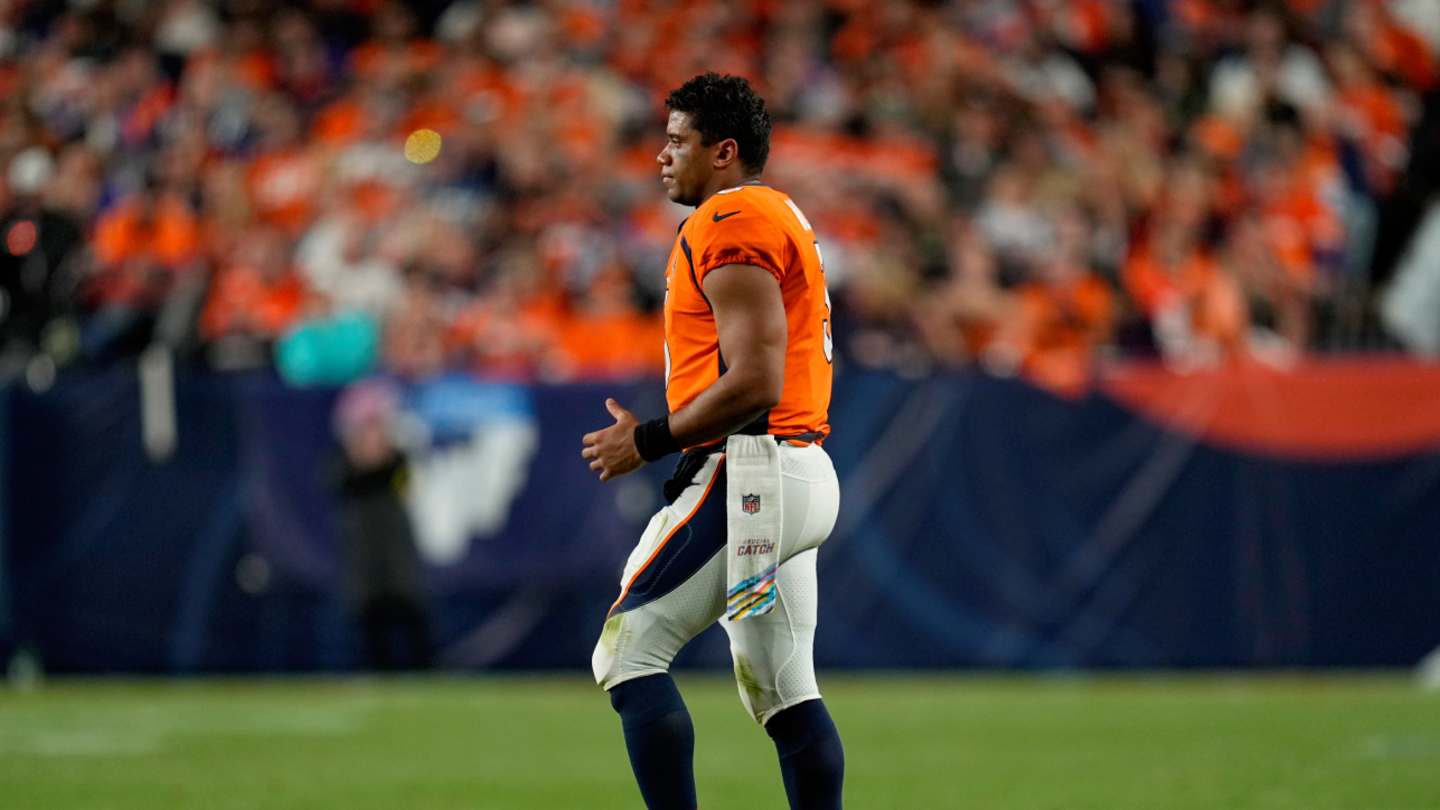 Russell Wilson Getting Crushed for ‘Let’s Ride’ at Postgame Presser ...