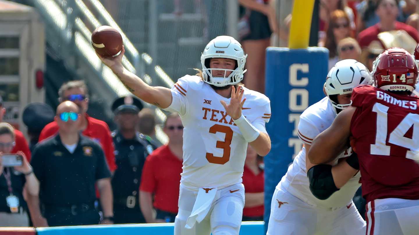 Texas Longhorns QB Quinn Ewers: 'Head of the Snake' vs. Oklahoma State Cowboys, Says Steve ...