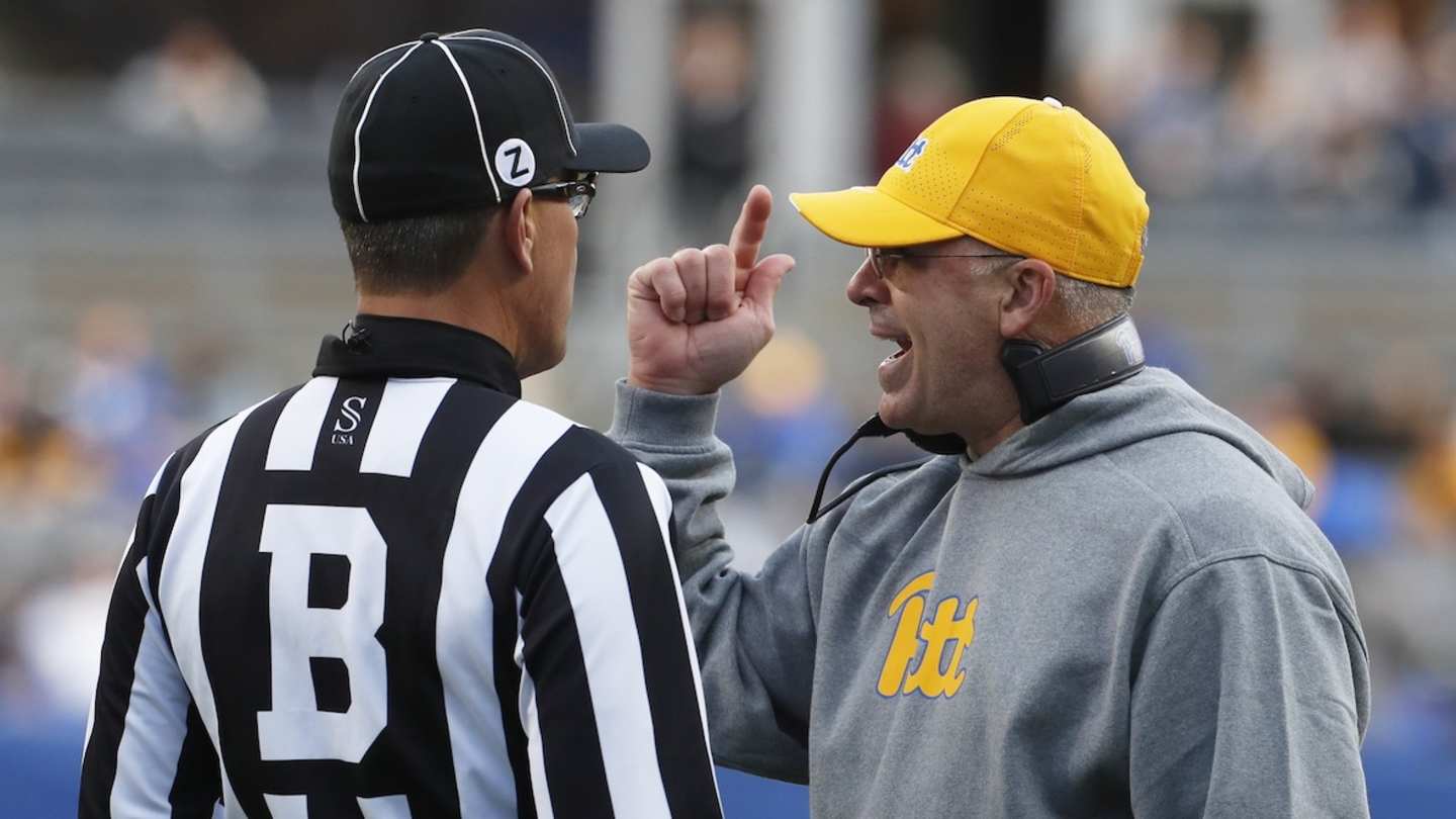 Pitt Panthers HC Pat Narduzzi Not Pleased With Refs in Virginia Tech ...