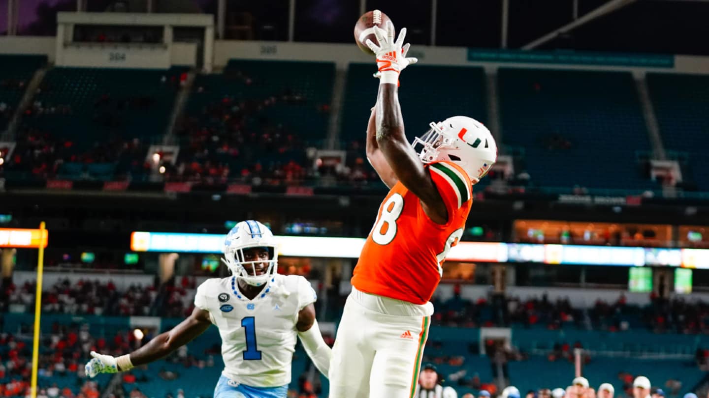 Miami Hurricanes Wide Receiver Colbie Young Has a Unique Background ...
