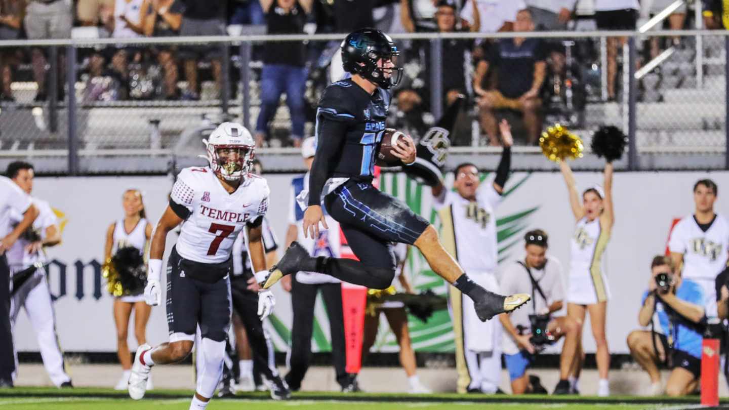UCF's Quarterback John Rhys Plumlee Ties Culpepper’s Record, Knights ...