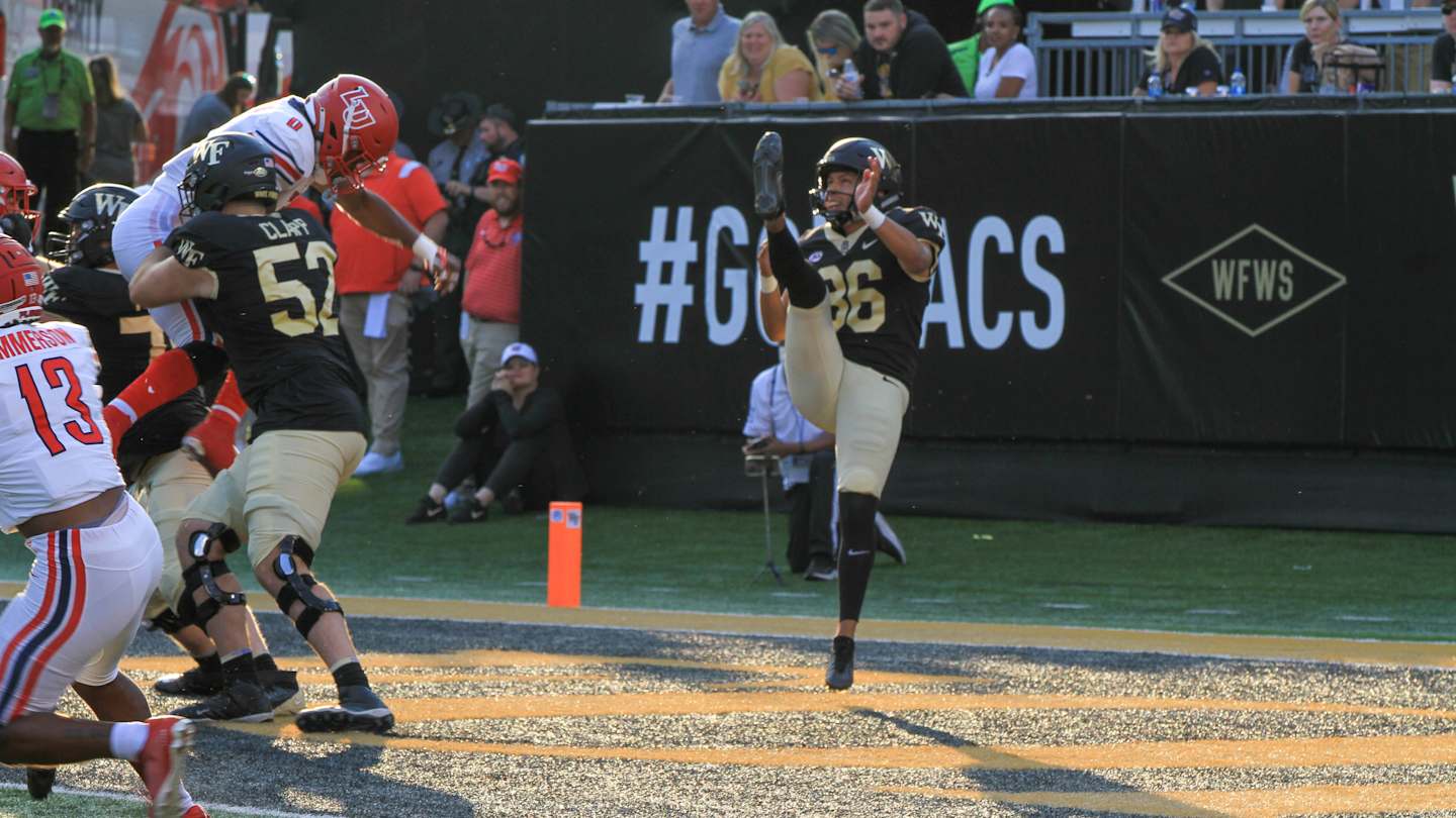 Spotlight: Wake Forest Punter Ivan Mora - Sports Illustrated Wake ...