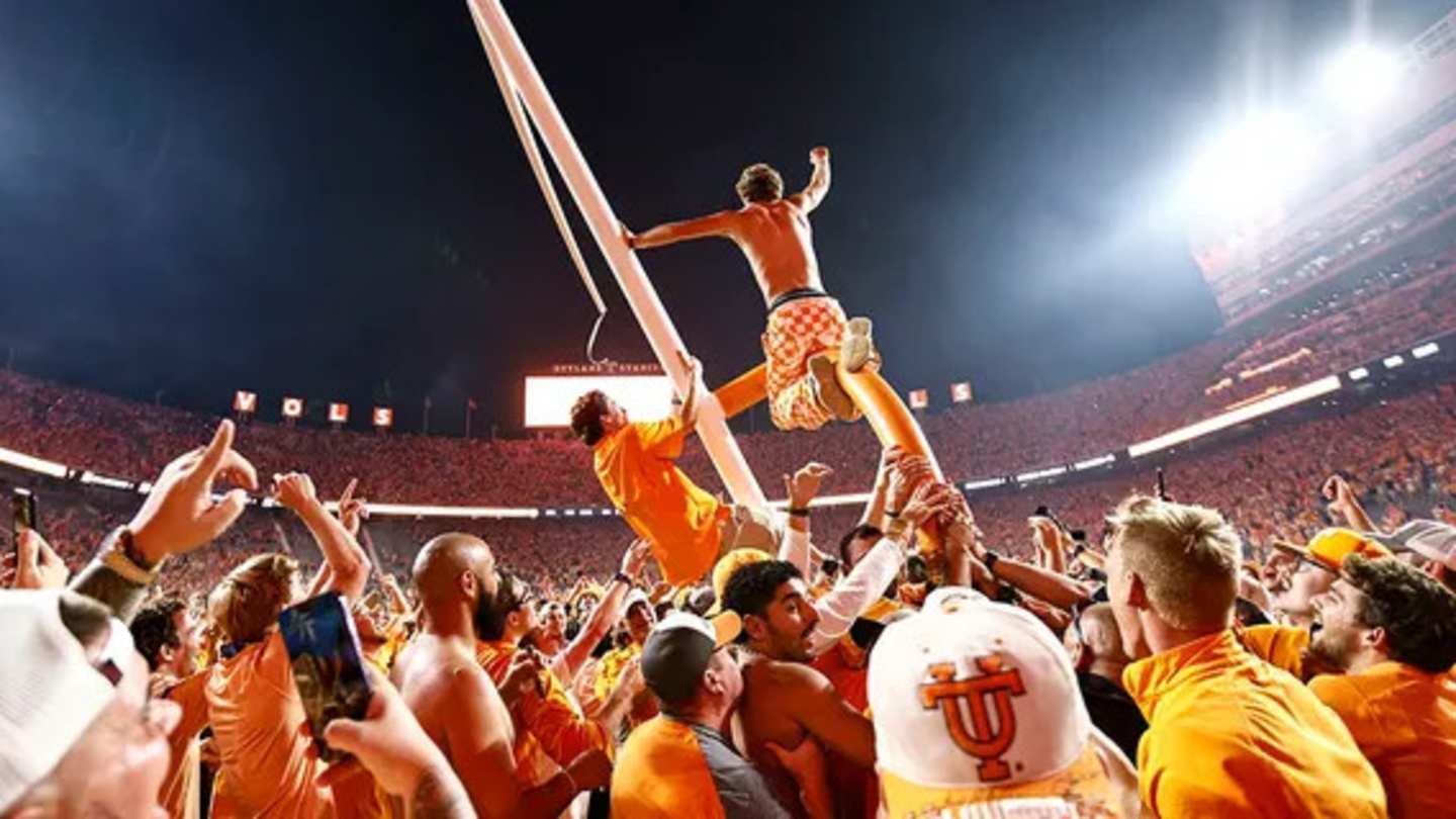 Watch: Tennessee Vols Fans Storm Field After Thrilling Win Inside ...