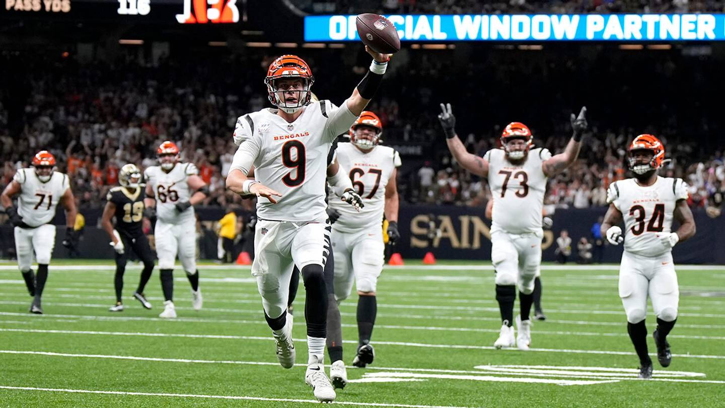 NFL Week 6: Joe Burrow dressed for success in New Orleans thanks to Ja ...