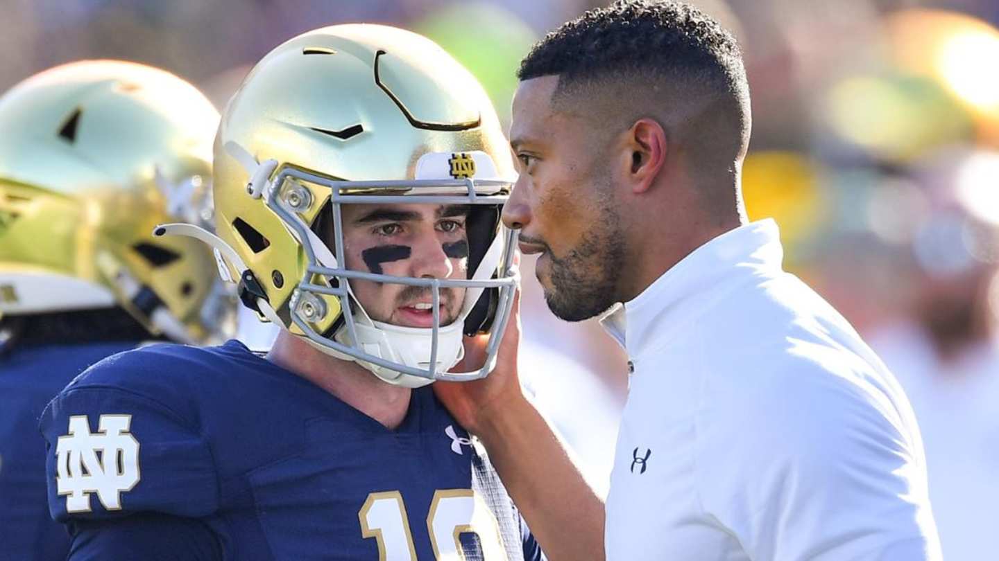 Notre Dame Head Coach Marcus Freeman Tyler Buchner's Return, Drew Pyne ...