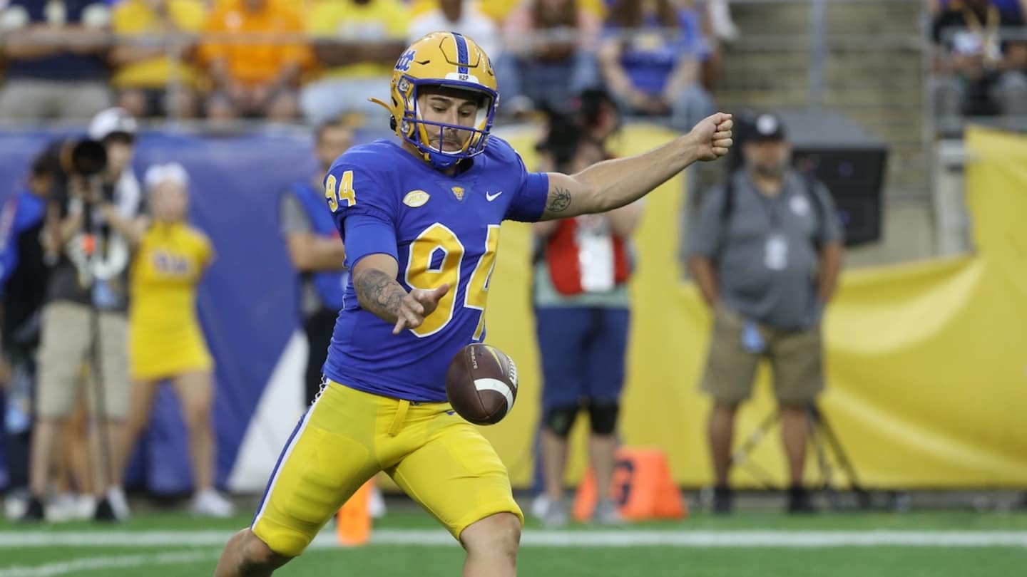 Pitt Panthers Punter Change About Performance, Not Injury - Sports ...
