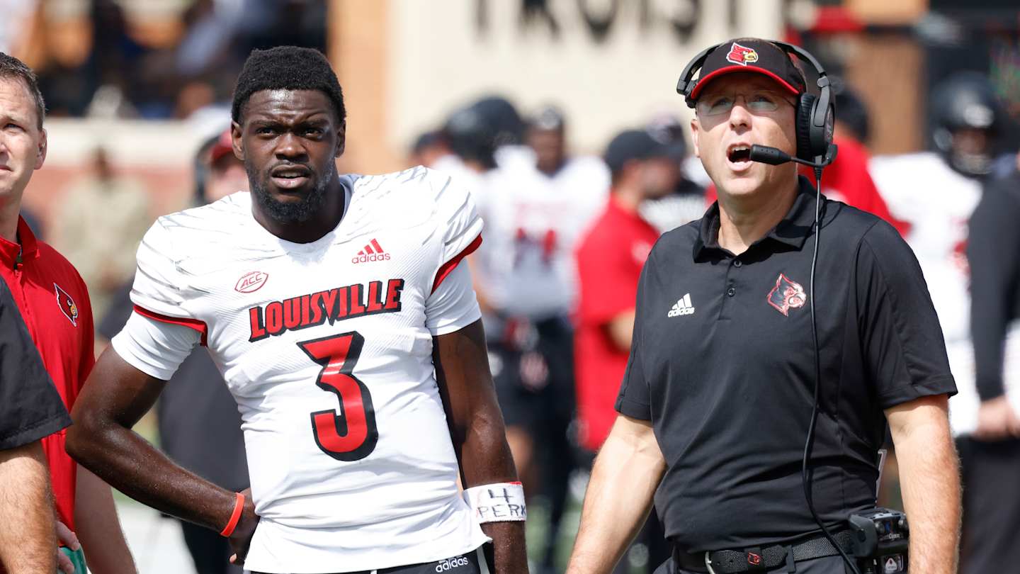 Louisville head coach Scott Satterfield on Wake Forest - Sports ...