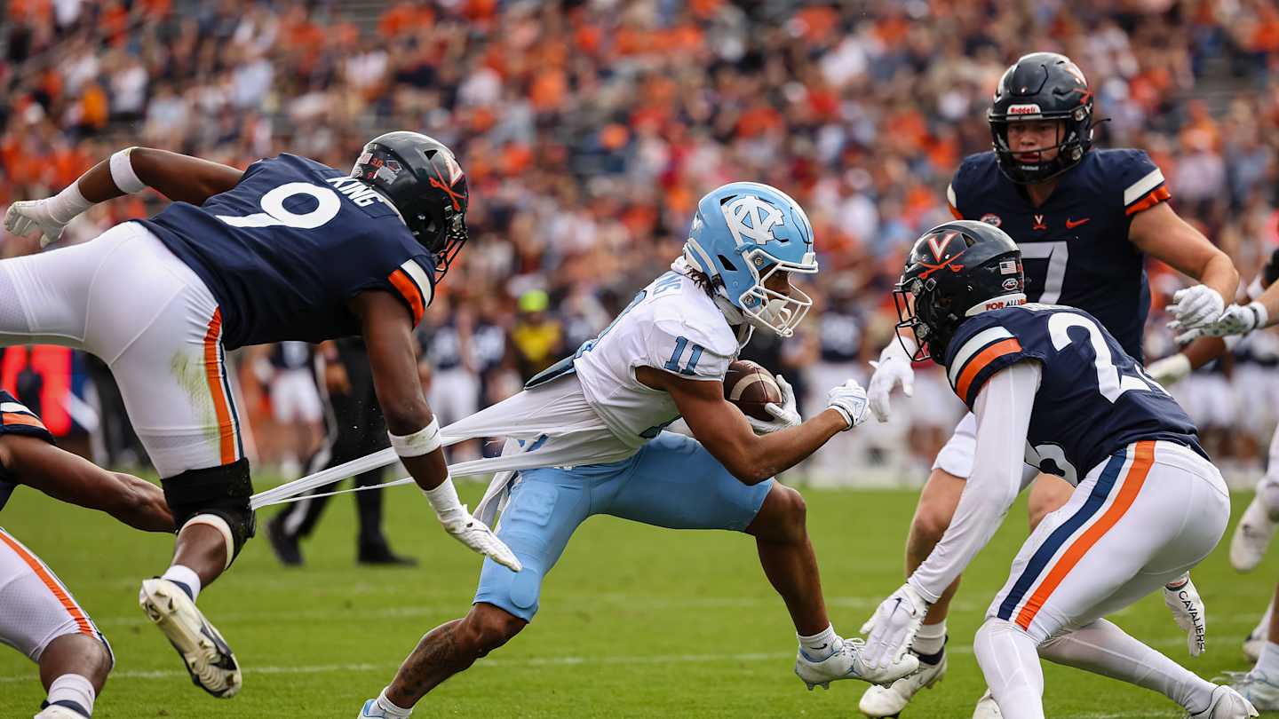 Virginia's Upset Bid Falls Short in 31-28 Loss to No. 17 North Carolina ...