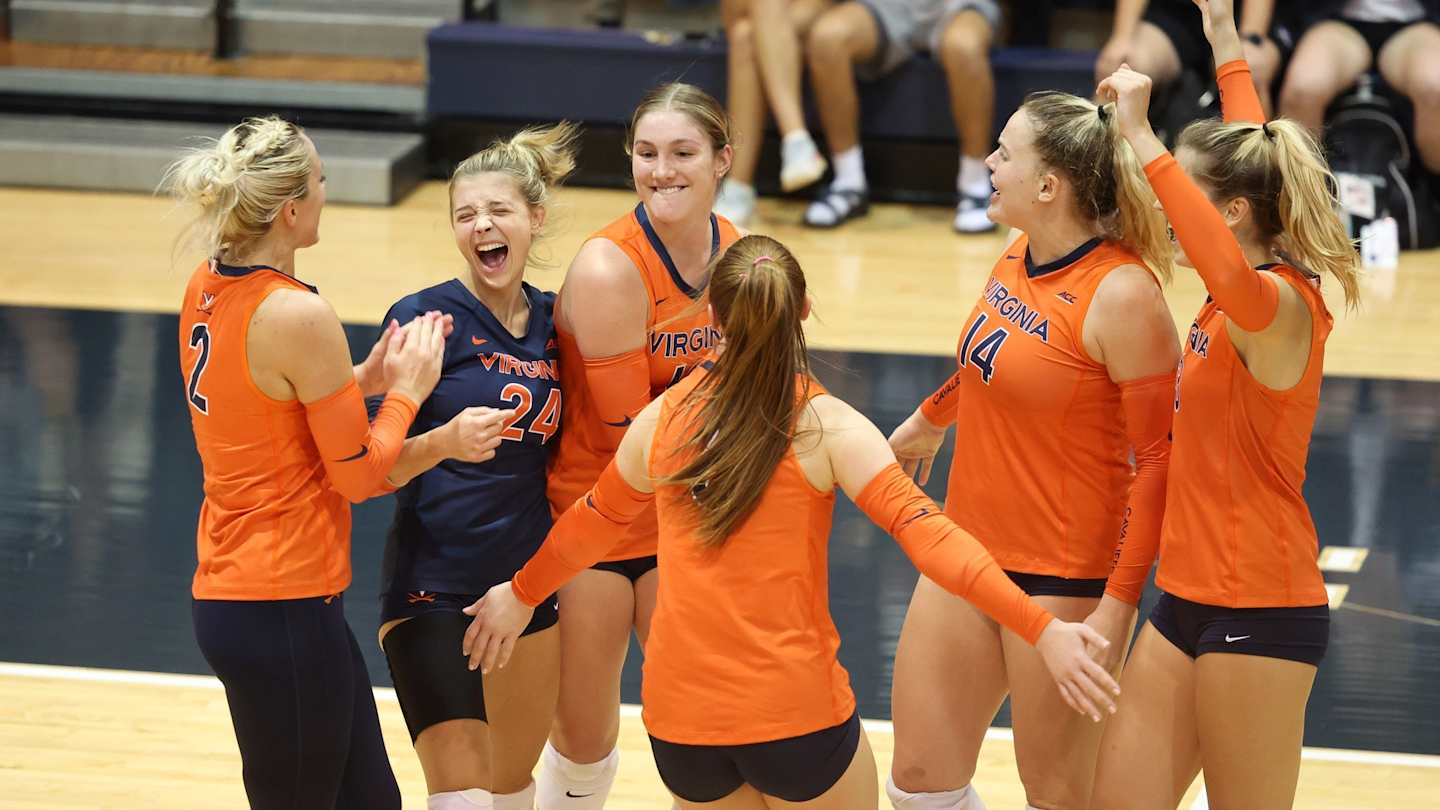 Virginia Volleyball Sweeps Virginia Tech on Senior Night - Sports Illustrated Virginia Cavaliers ...